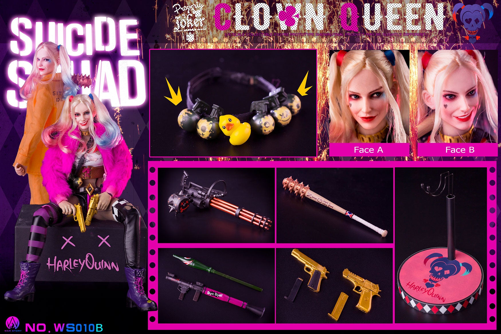Clown Queen Action Figure (Deluxe Version) – TRZCollectibles
